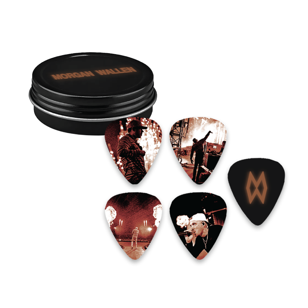 Live Photo Guitar Pick Set - Official Morgan Wallen Online Store